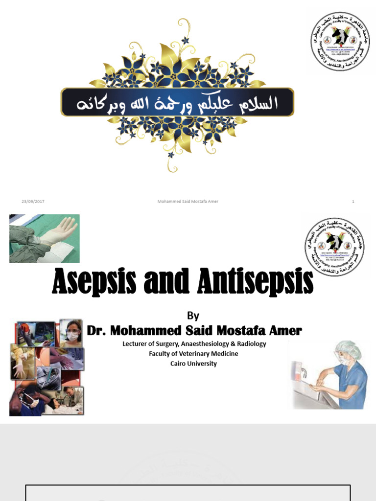 Asepsis vs Antisepsis in Surgery | PDF | Sterilization (Microbiology)