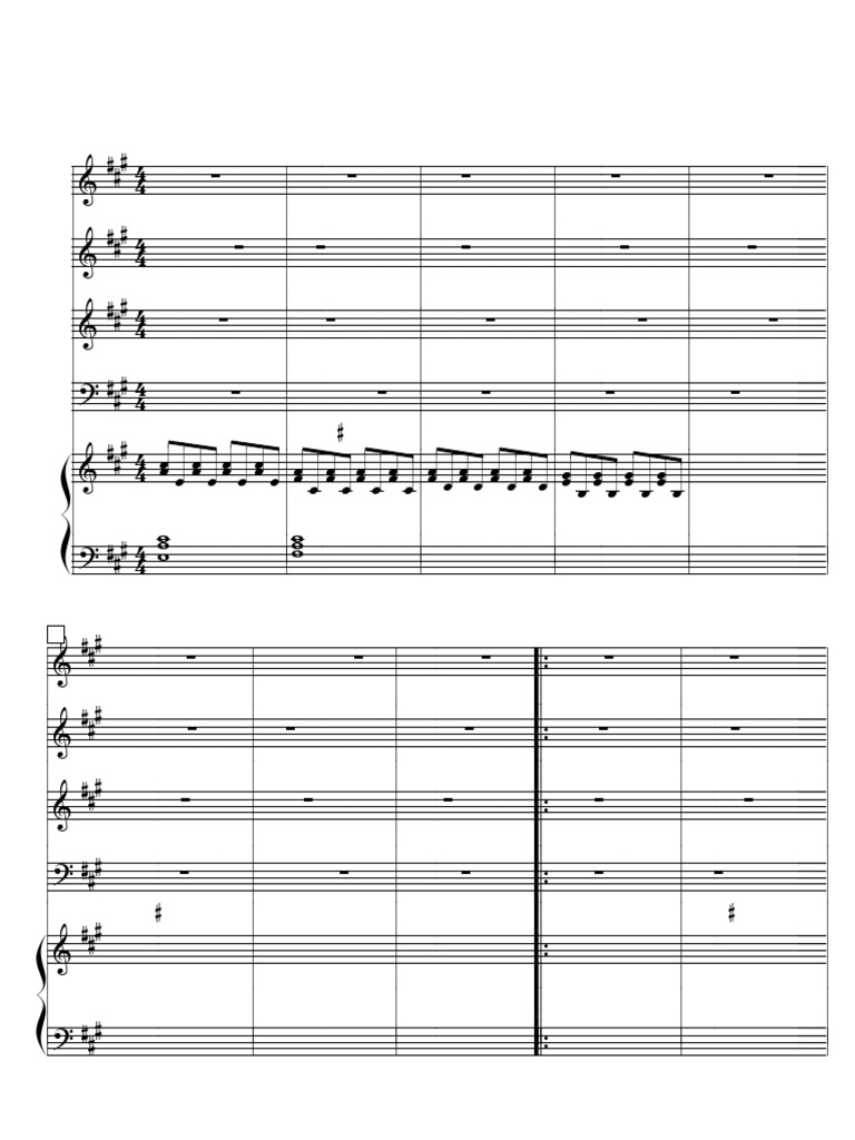 Girl On Fire - Score | PDF