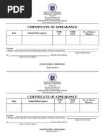 Certificate of Appearance-Template | PDF