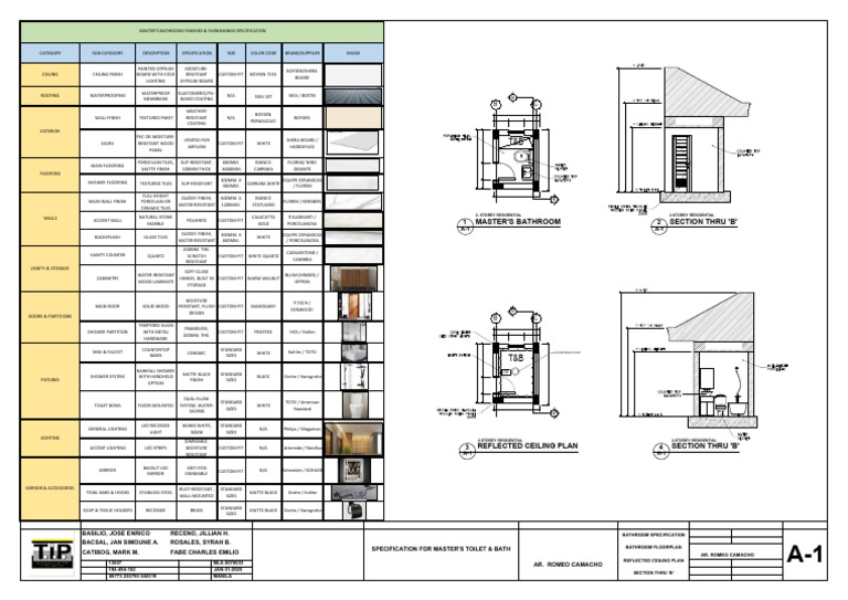 BT4 SPECIFICATION | PDF | Tile | Flooring