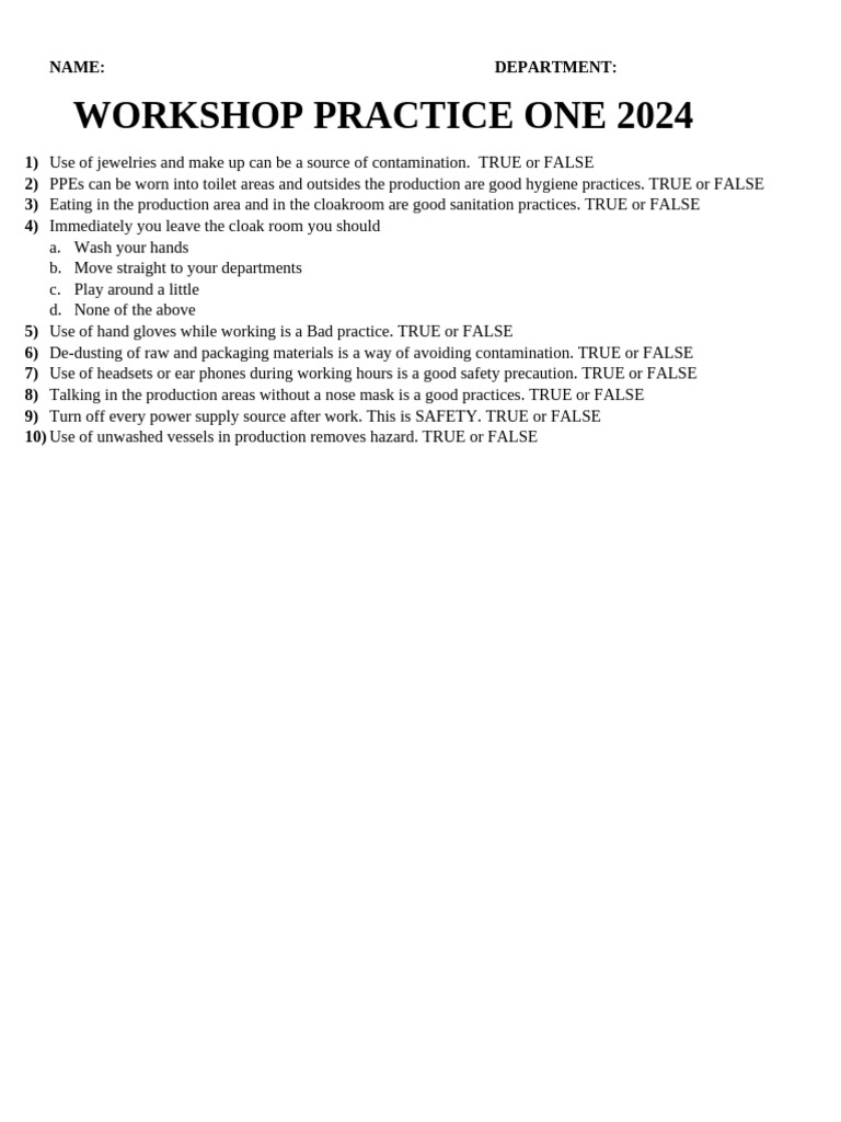 Traning Question 2024 | PDF
