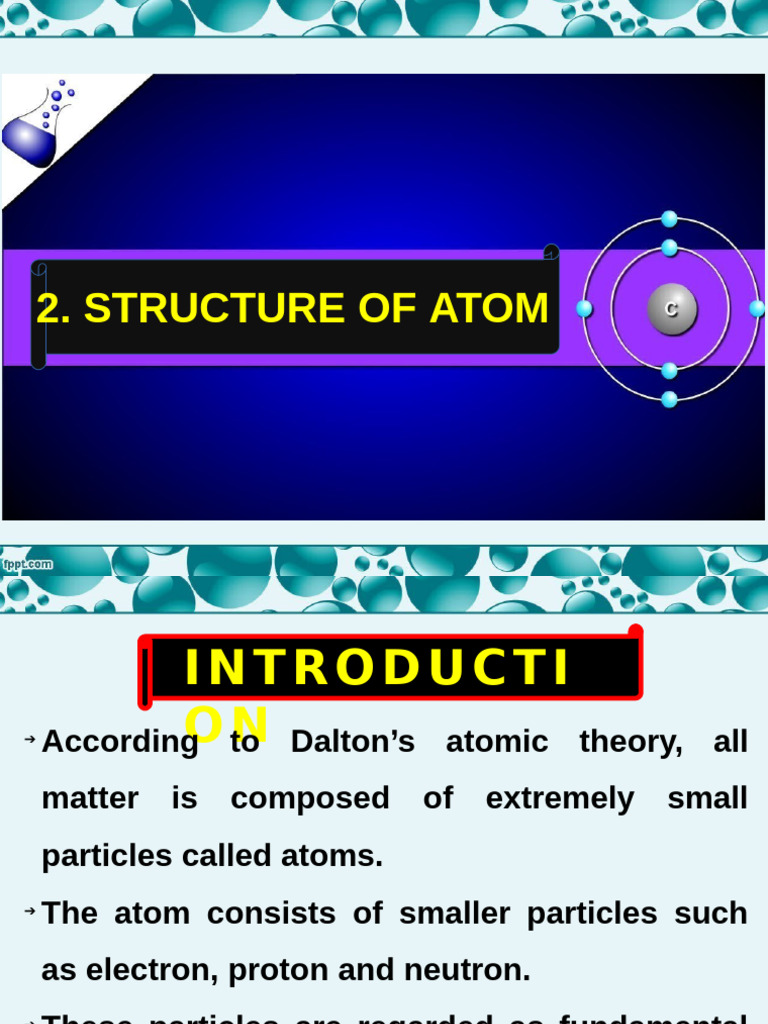 Rana Xi-Ch-2-Slide-2. Structure of Atom | PDF | Photoelectric Effect | Electromagnetic Radiation