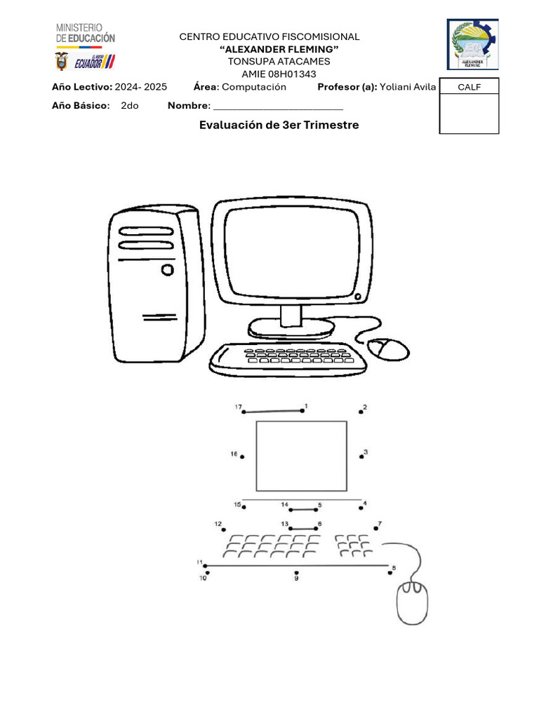 2do - Examen de Computacion | PDF