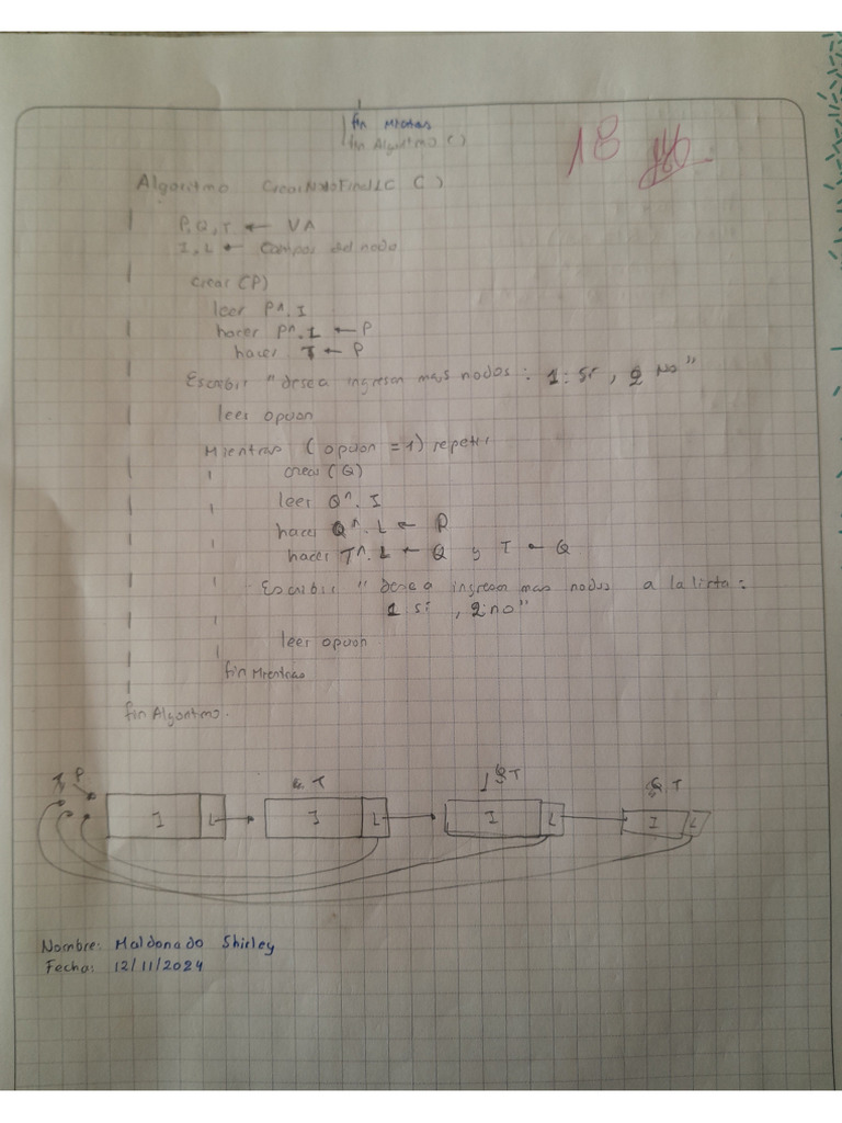 Lista Circular - Crear Final | PDF