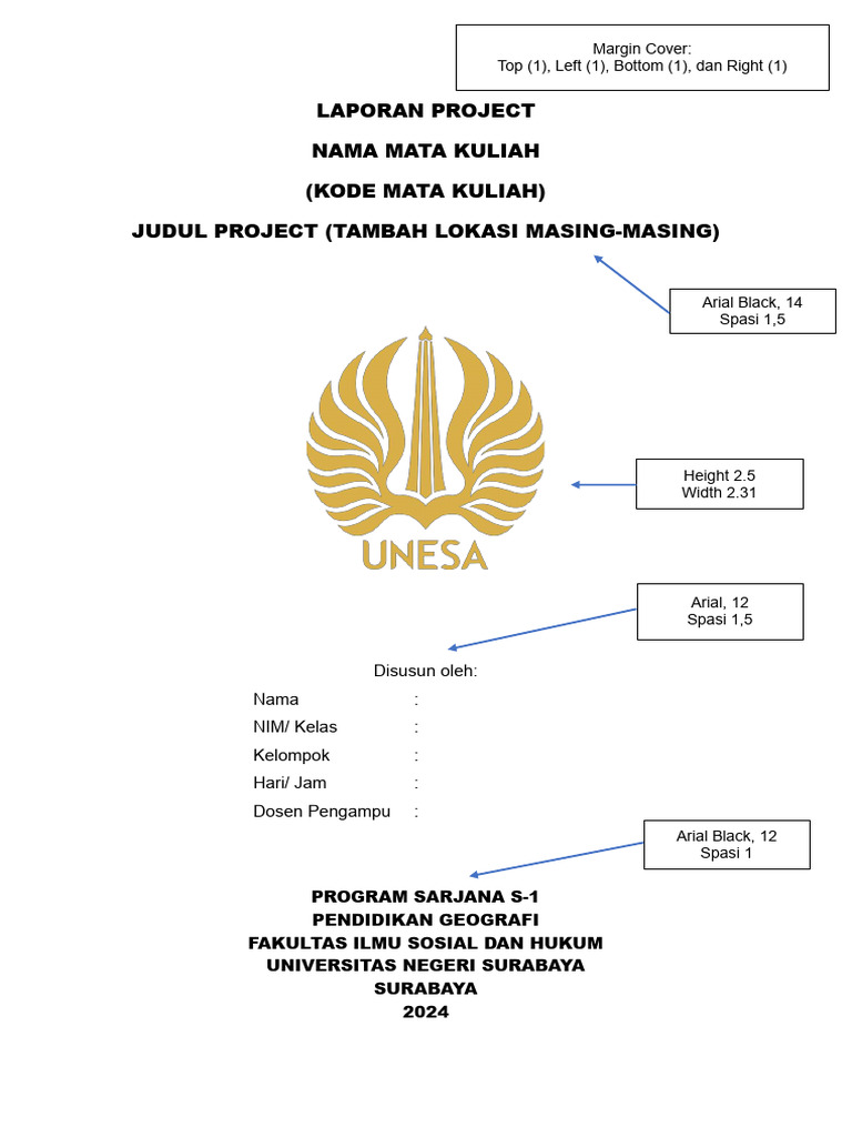 Format Laporan Project | PDF