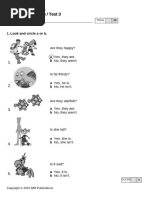 Test 3 - Smart Junior | PDF