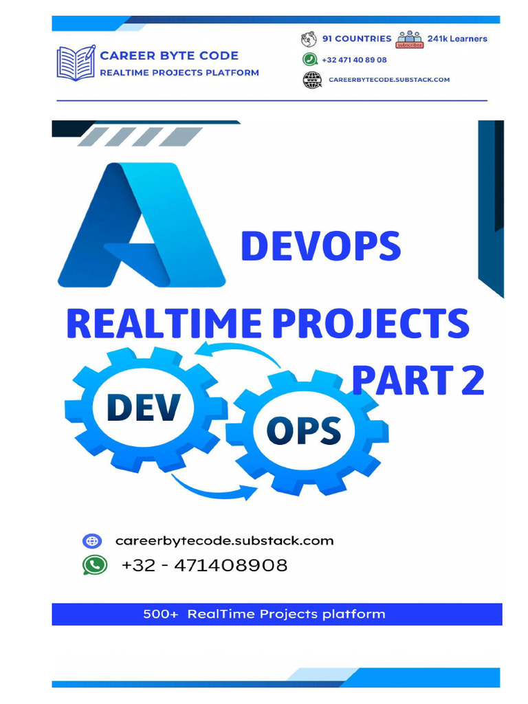 Azure DevOps RealTime Projects-Part2 | PDF | Software Development | Software