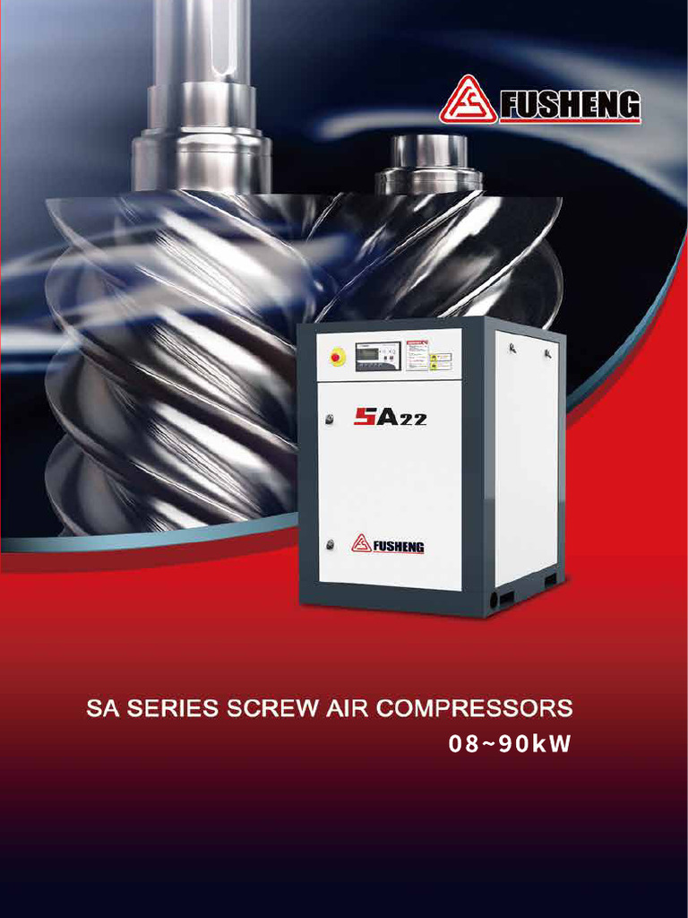 UPSOAIR WT-Catalogue-FUSHENG 2021 New SA Series Screw Air Compressor | PDF
