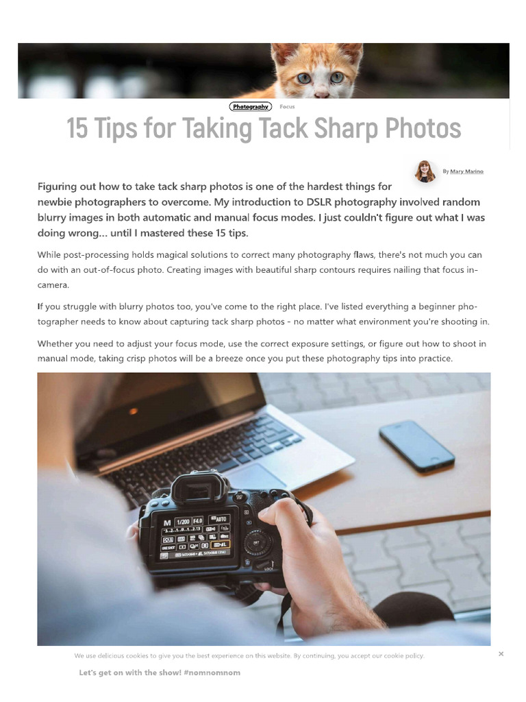 Tack Sharp Focus | PDF