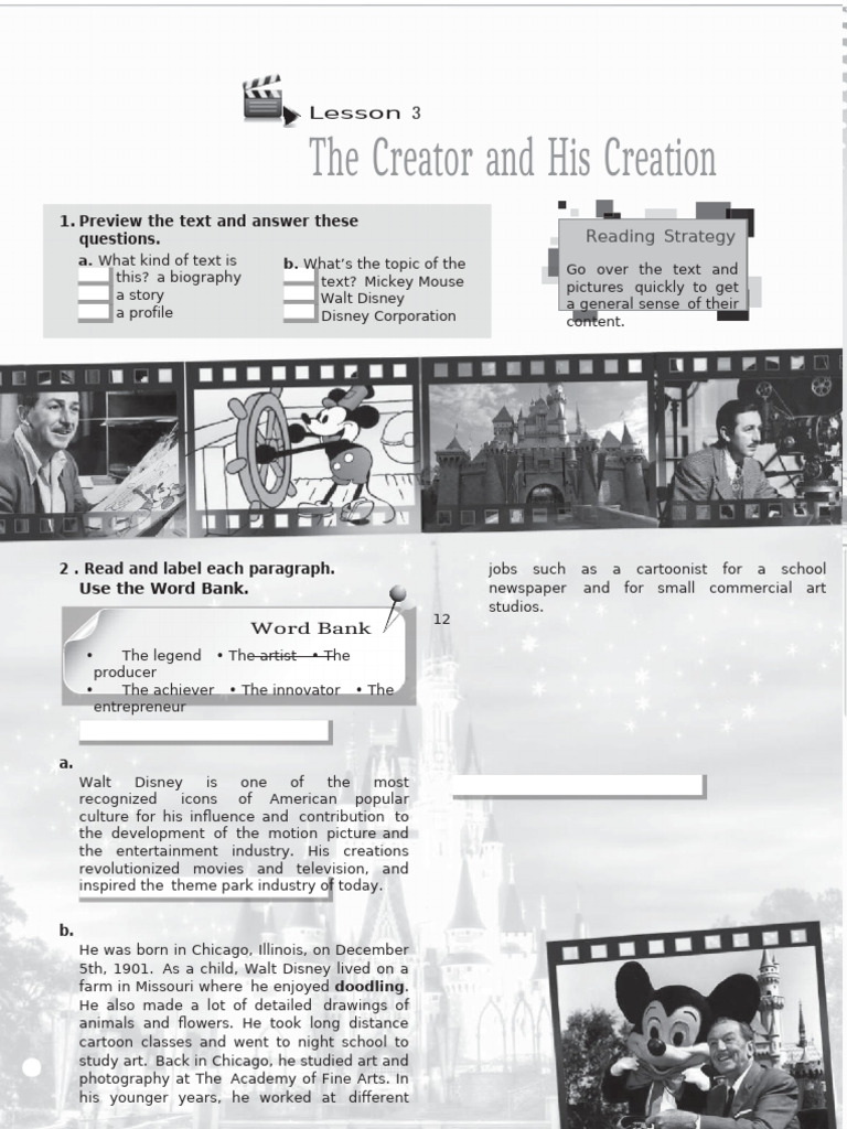 Walt Disney: Icon of Entertainment History | PDF | Walt Disney | The ...