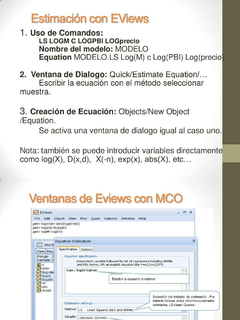 Econometría Con Eviews | PDF