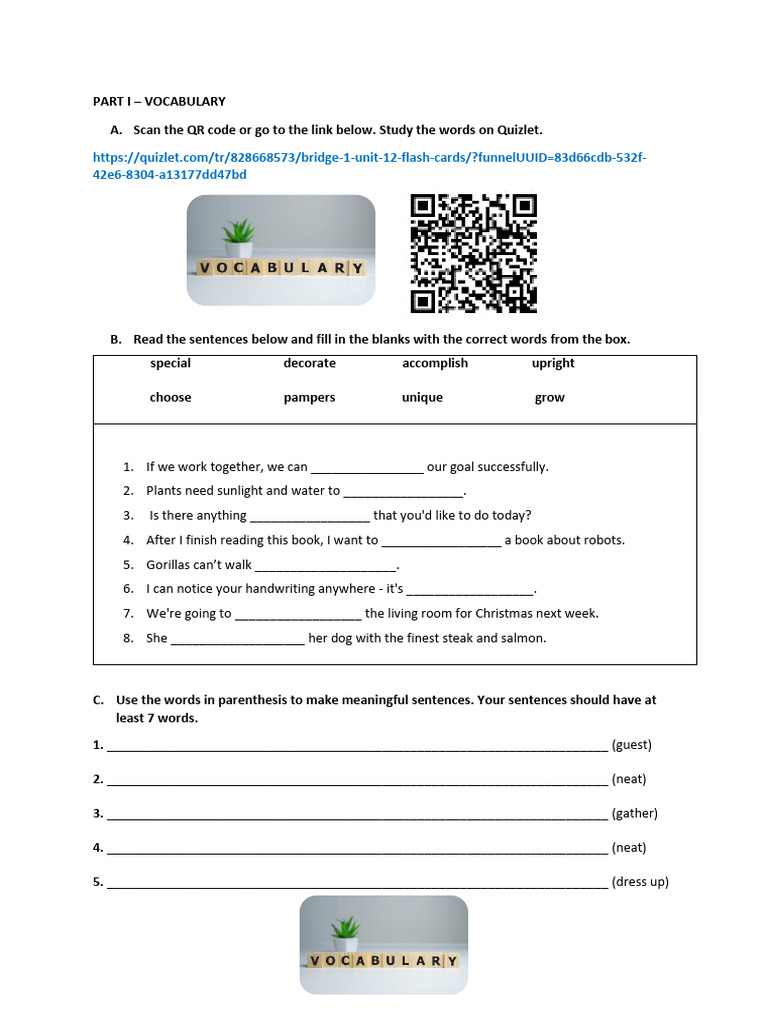 Gr51-Eng-W9 (Fall Break Assignment) New | PDF