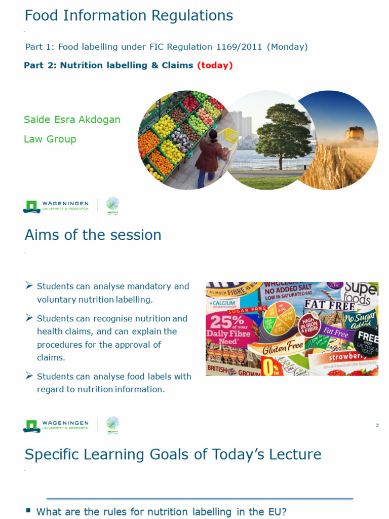 Understanding EU Nutrition Labelling | PDF | Nutrition Facts Label ...