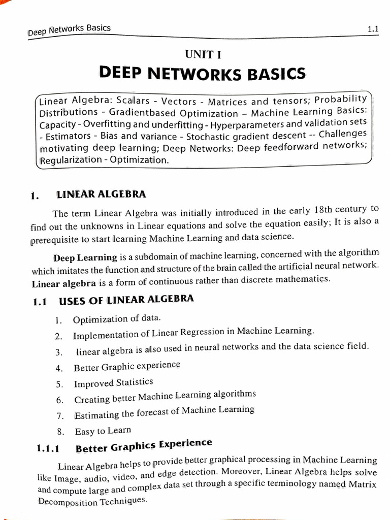 Deep Learning Chapter 1 | PDF