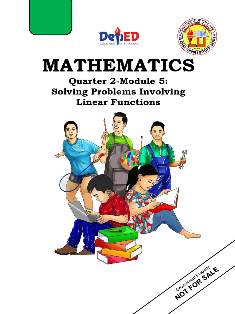Airs LM Math 8 q2 Module 5 | PDF | Function (Mathematics) | Equations