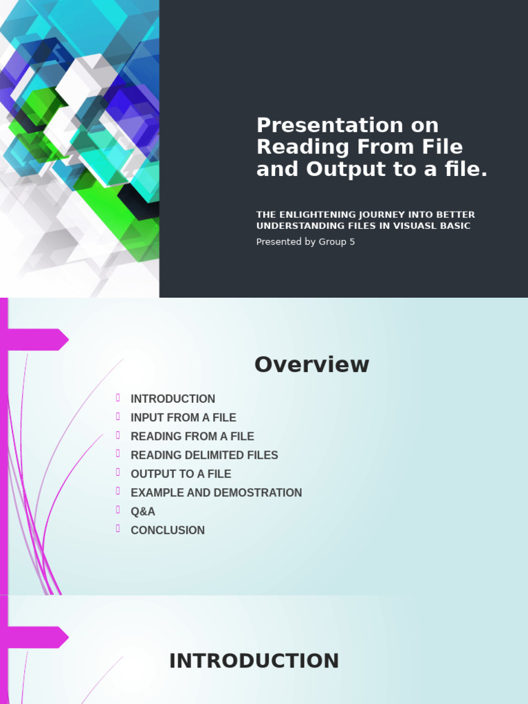Group 5 Presentation | PDF | Computer File | Boolean Data Type