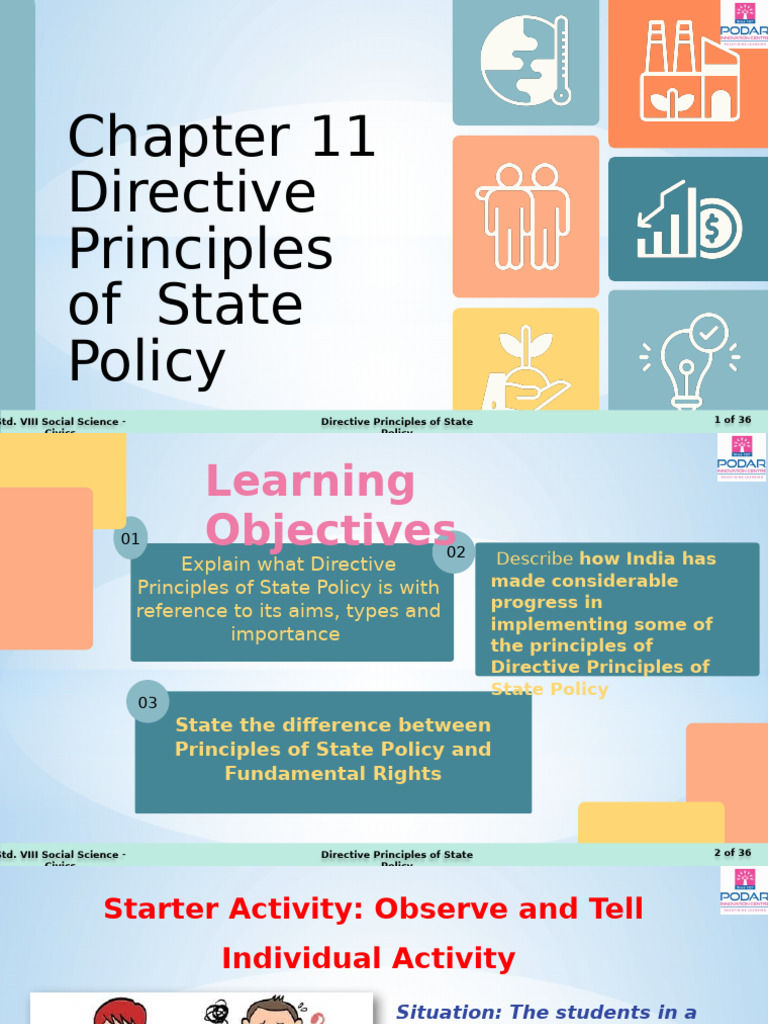 CB - VIII - SSC - Directive Principle of State Policy | PDF | Justice ...