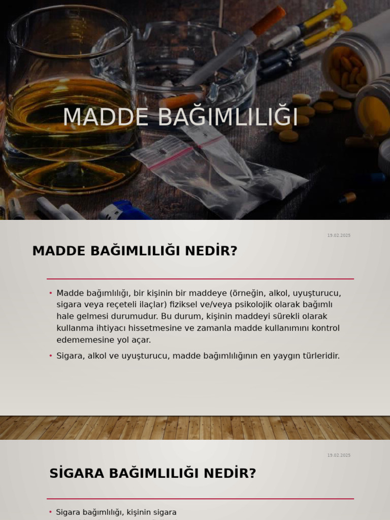 MADDE BAĞIMLILIĞI | PDF