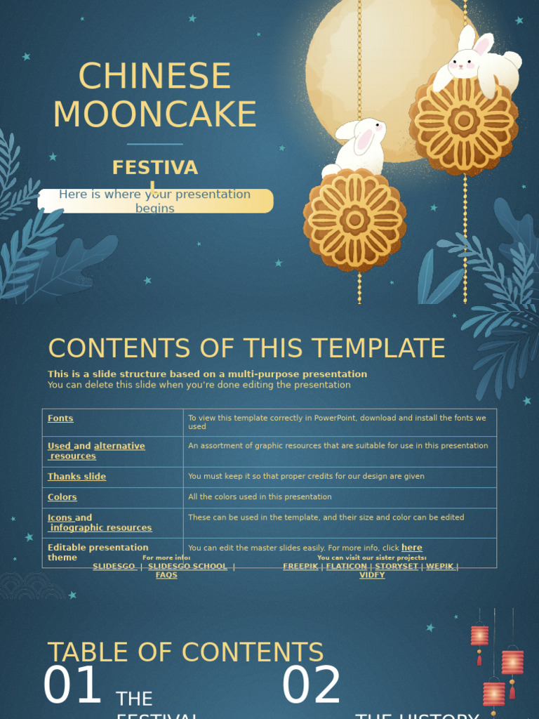 Chinese Mooncake Festival Presentation | PDF | Planets | Mercury (Planet)