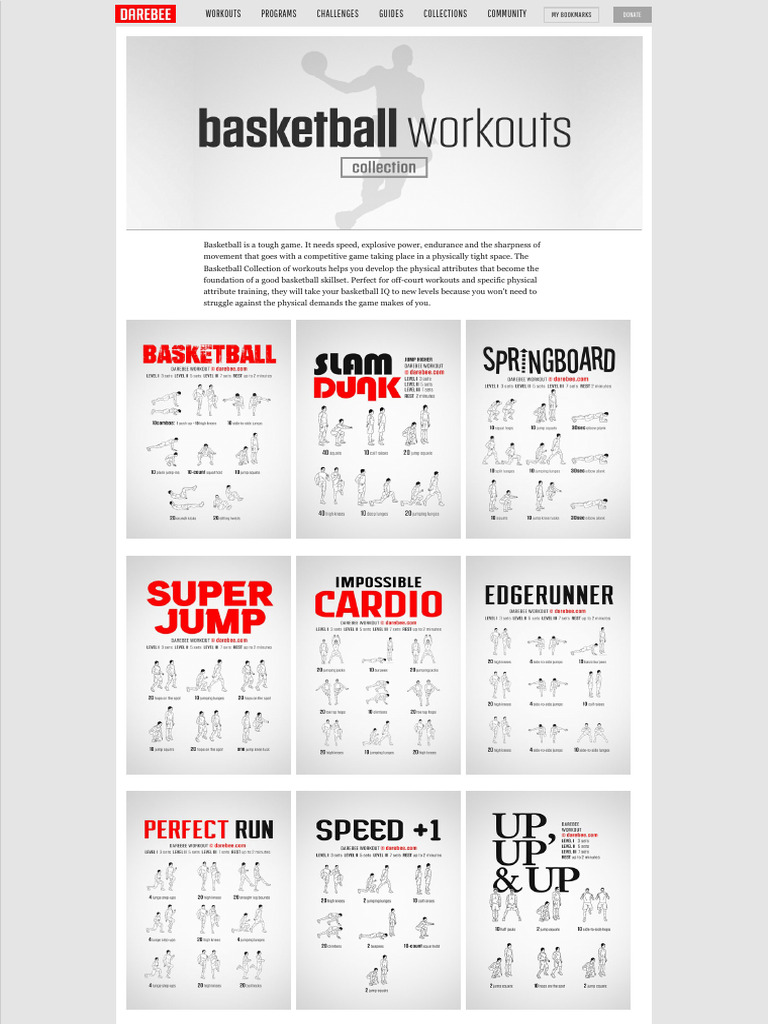 Basketball Workouts Collection | PDF