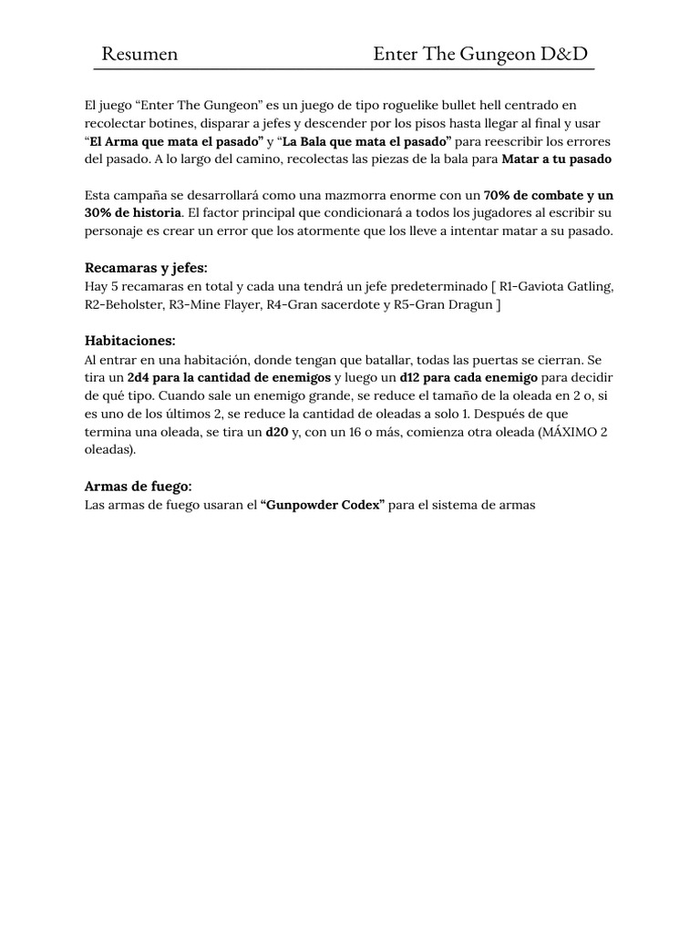 Resumen DND EtG | PDF