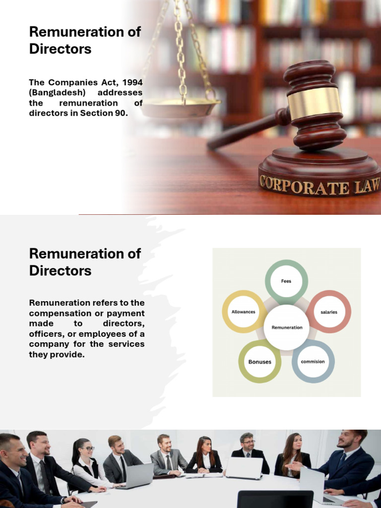 Corporate Governance Remuneration Slide | PDF