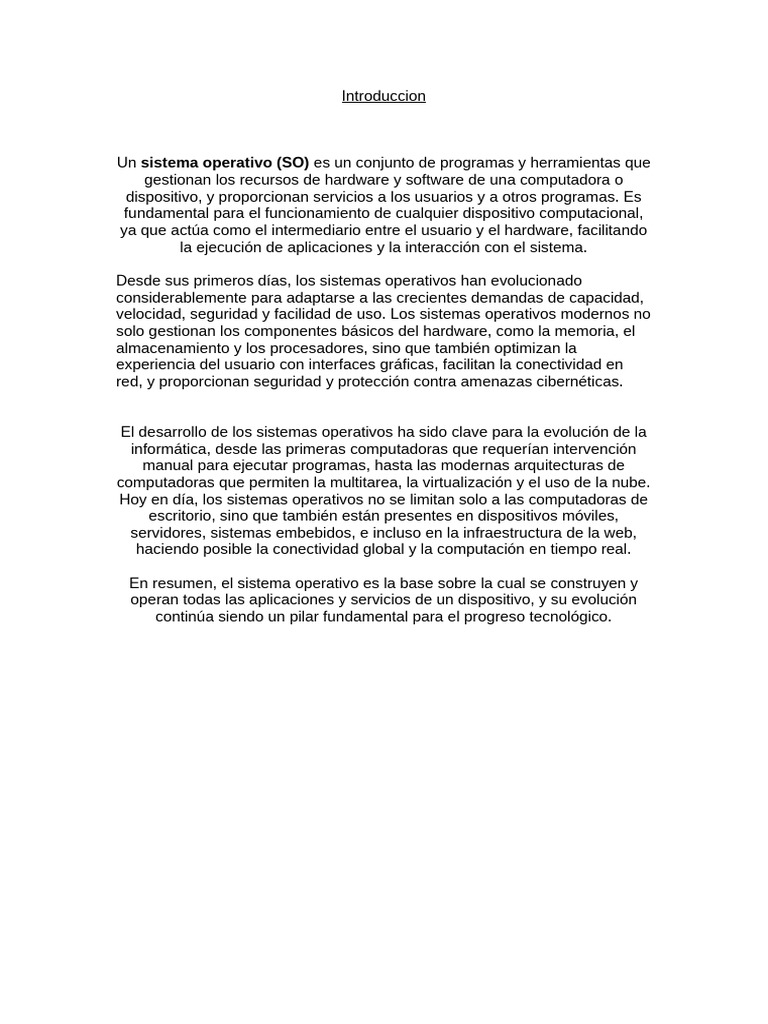 Intro Ducci On | PDF | Sistema operativo | Interfaces gráficas de usuario