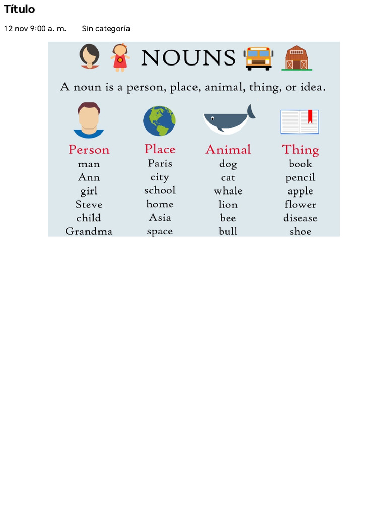 Nouns Noveno (1) | PDF