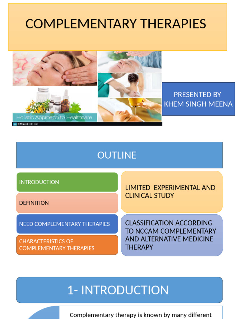 Complementary Therapies | PDF | Alternative Medicine | Ayurveda