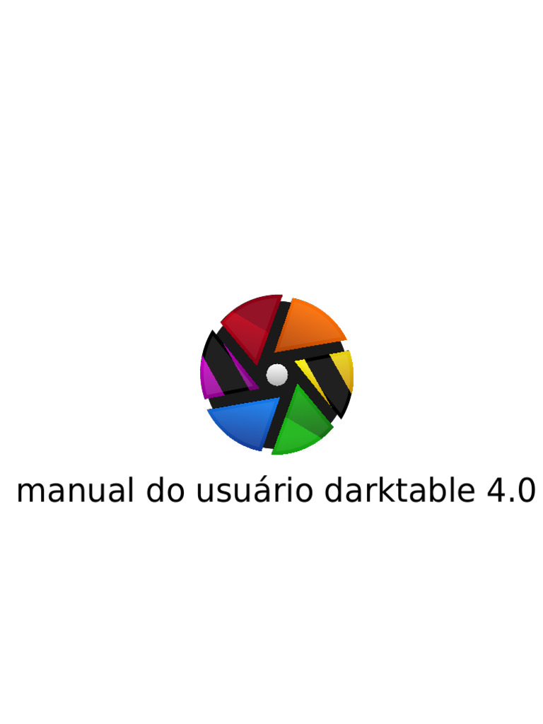 Darktable User Manual | PDF | Armazenamento de dados de computador | Câmera