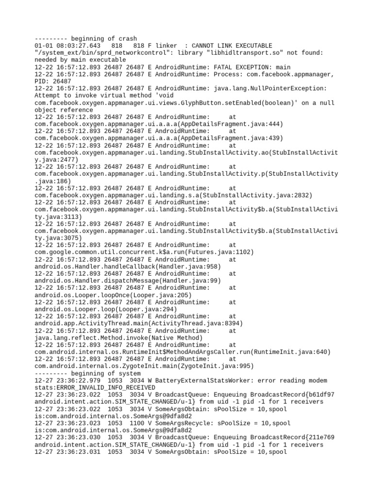 Standby Android Log 2024 1228 001657 Pdf Java Programming Language Operating System