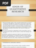 Quantitative Research Designs 2025 | PDF | Experiment | Quantitative Research