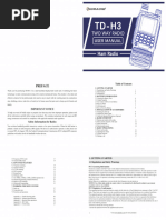 TD-H8 User Manual - Radio - Ver2 0 | PDF | Broadcast Engineering | Radio Technology