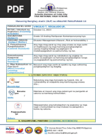 DLP AP10 Mga Hakbang Sa Pagbuo NG Community Based Disaster Risk Reduction and Management Plan | PDF