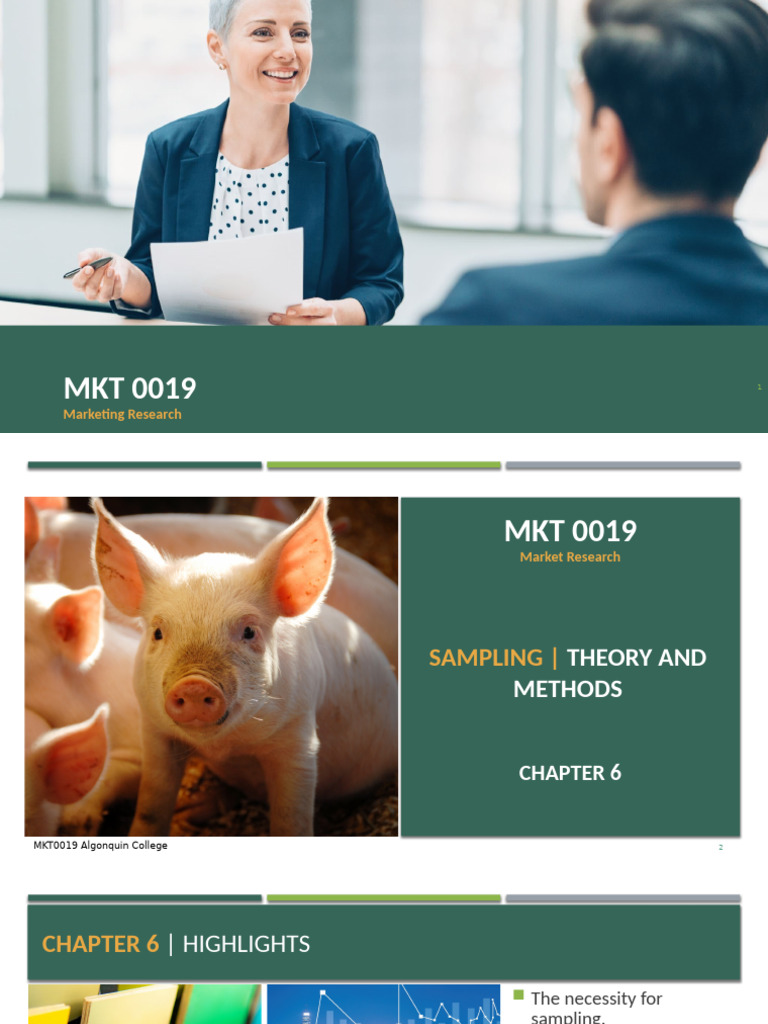 MR - Chapter 6 - Sampling Theory & Methods | PDF | Sampling (Statistics) | Survey Methodology