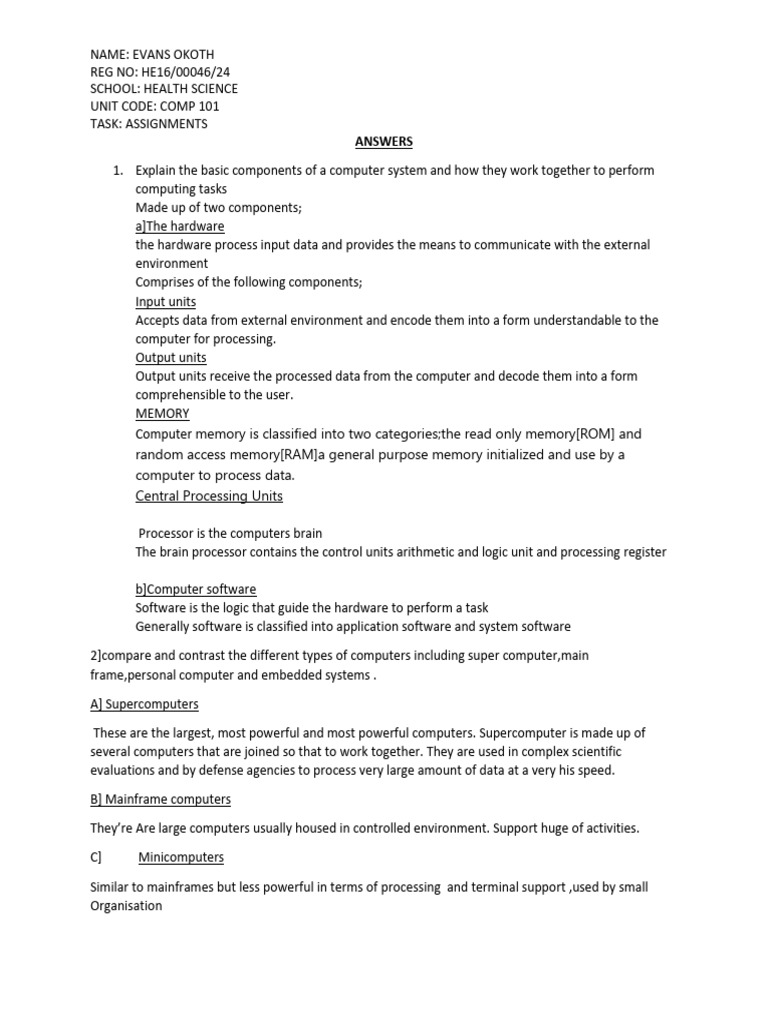 Assignment 1 | PDF | Computer Data Storage | Graphics Processing Unit