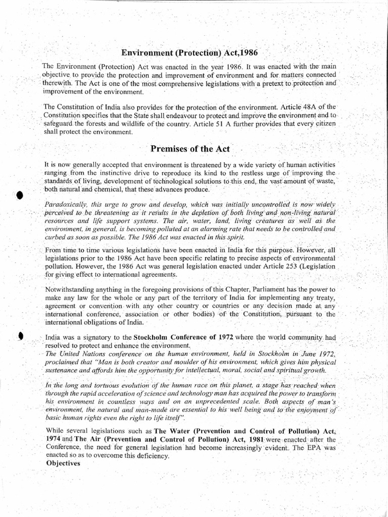 Environmental Act | PDF