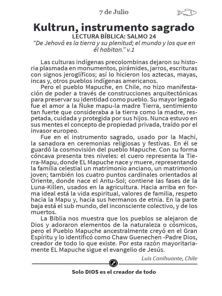Kultrun, Instrumento Sagrado | PDF