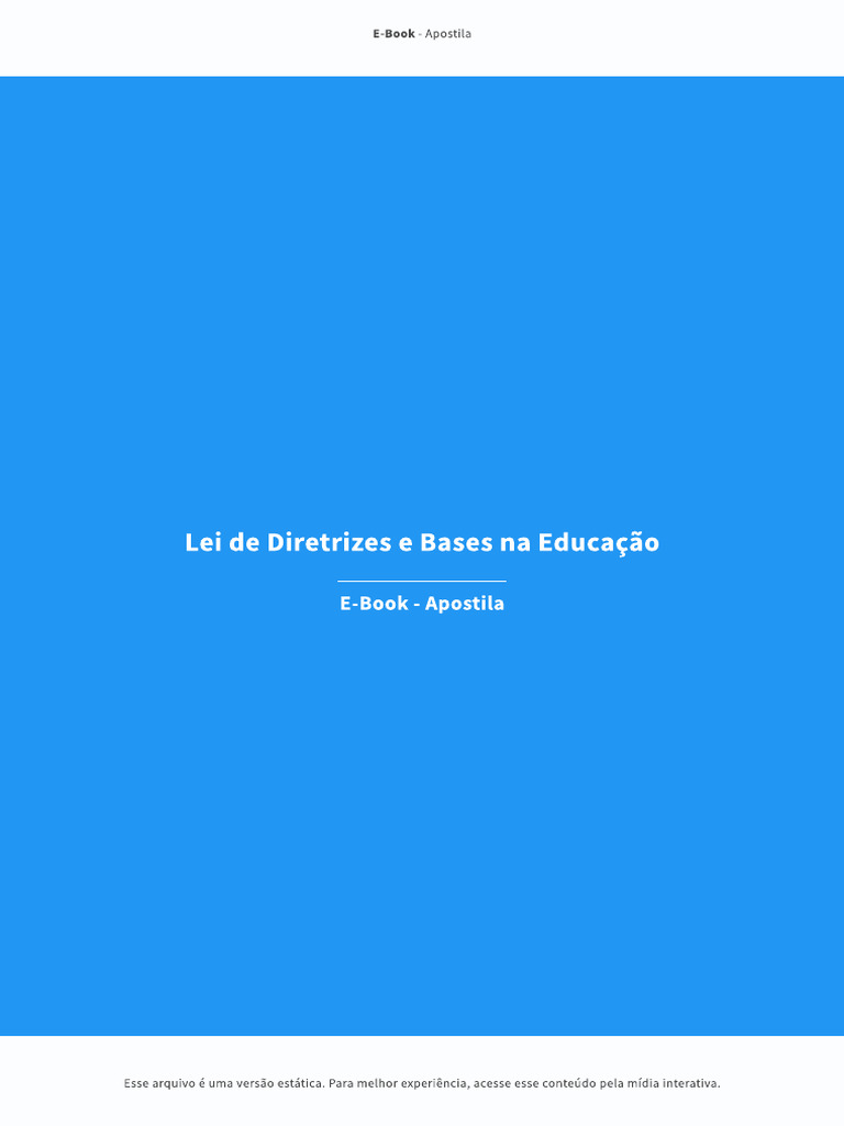 LDB 2 módulo 5 apos | PDF