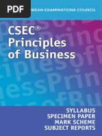 CXC CSEC POB Study Guide 1H Key Unit Points | PDF | Finance & Money ...