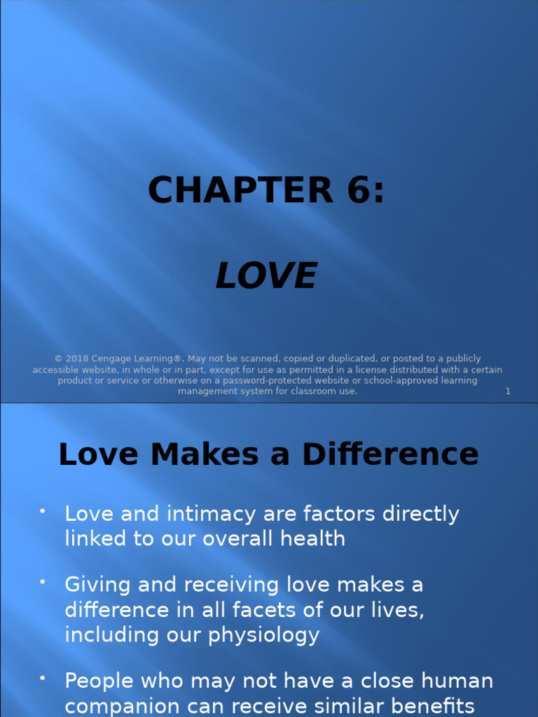 Ch. 6 PowerPoint | PDF | Love | Intimate Relationships