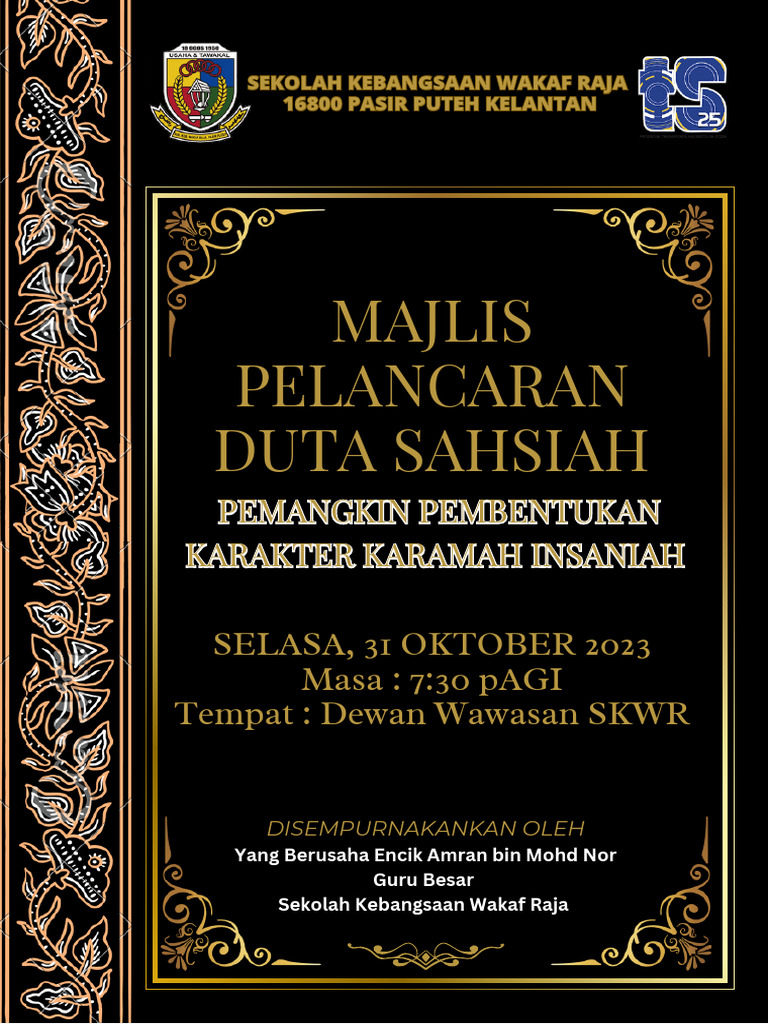 Buku Program Duta Sahsiah | PDF