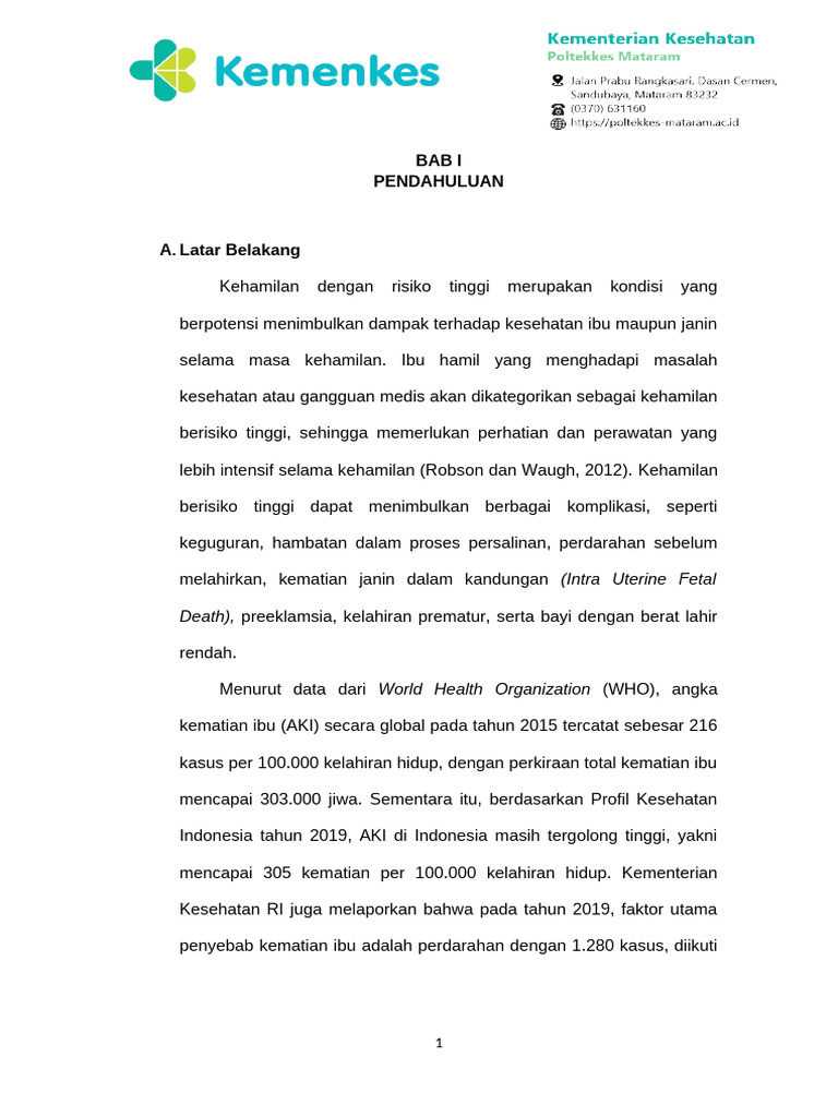 BAB 1 PROPOSAL KKN | PDF