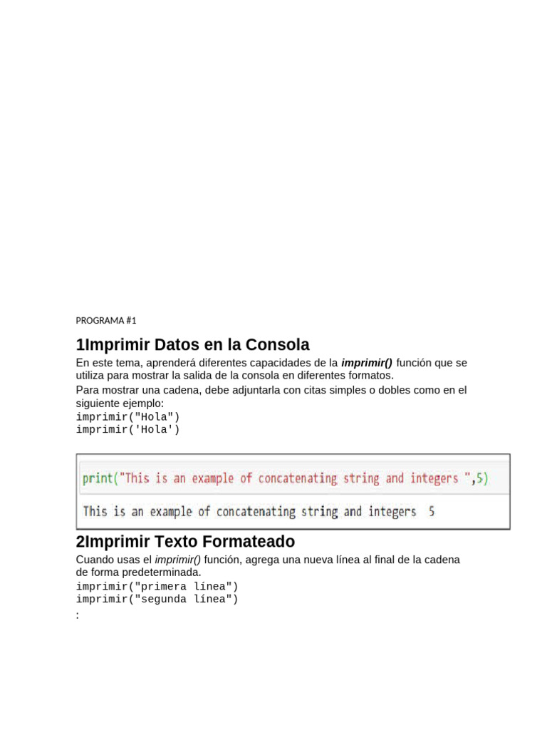 Fer Programa | PDF | Interfaz de línea de comando | Python (lenguaje de programación)