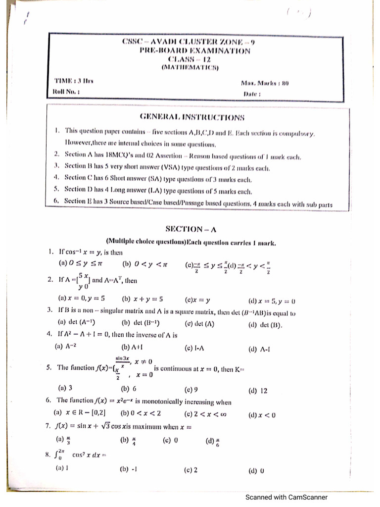 Avadi Cluster Zone | PDF