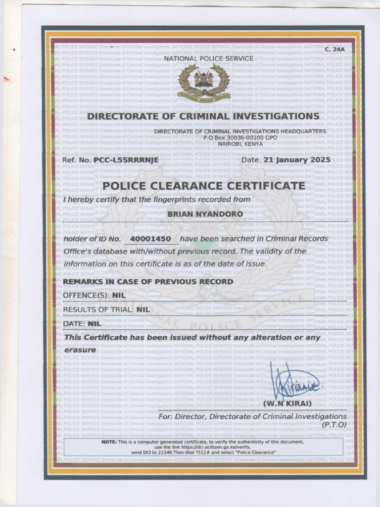 BRIAN tsc number application-6 | PDF