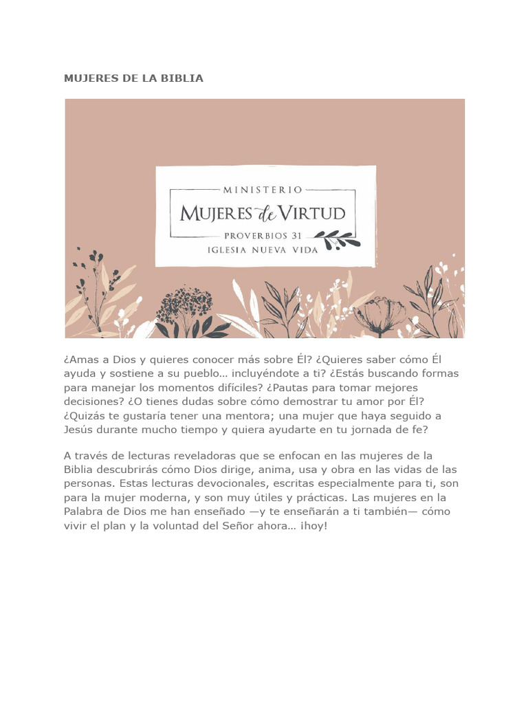 Mujeres Hebreas en la Biblia: Sara | PDF | Sarah | Abrahán