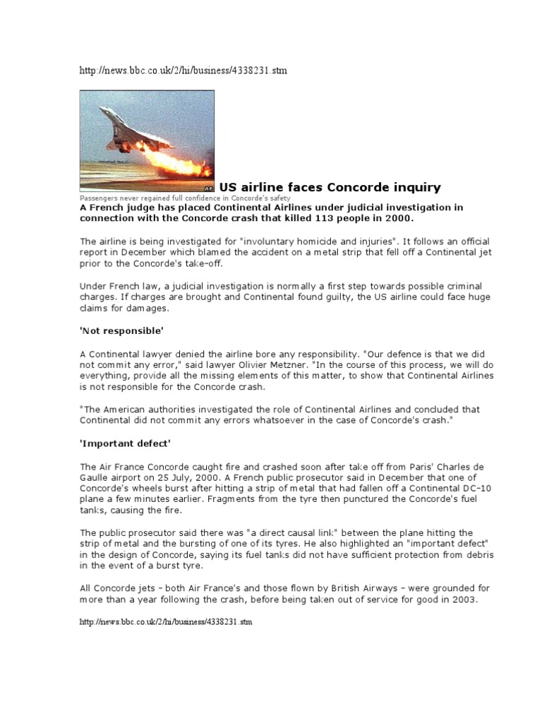CONCORDE | PDF