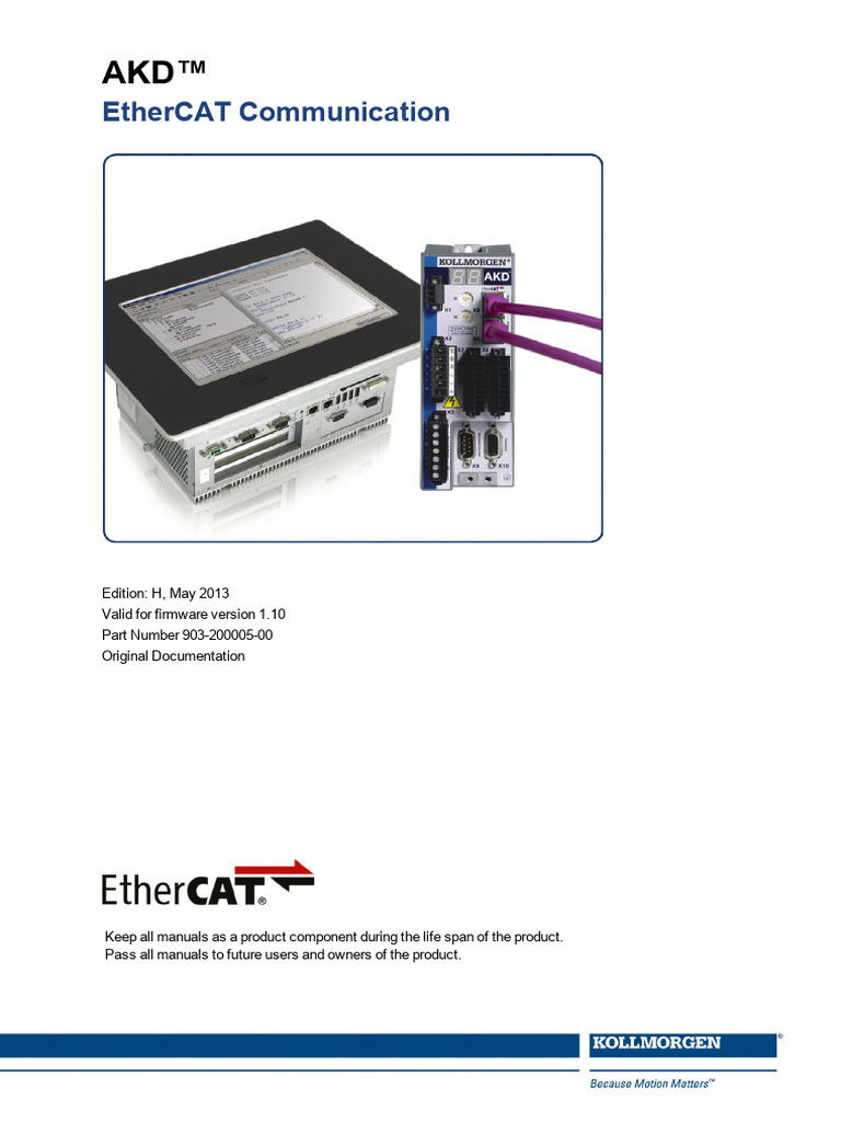 Kollmorgen AKD EtherCAT Communications Manual en | PDF | Osi Model ...