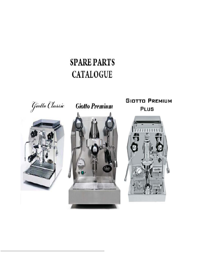 Giotto Spare Parts | PDF | Valve | Pipe (Fluid Conveyance)